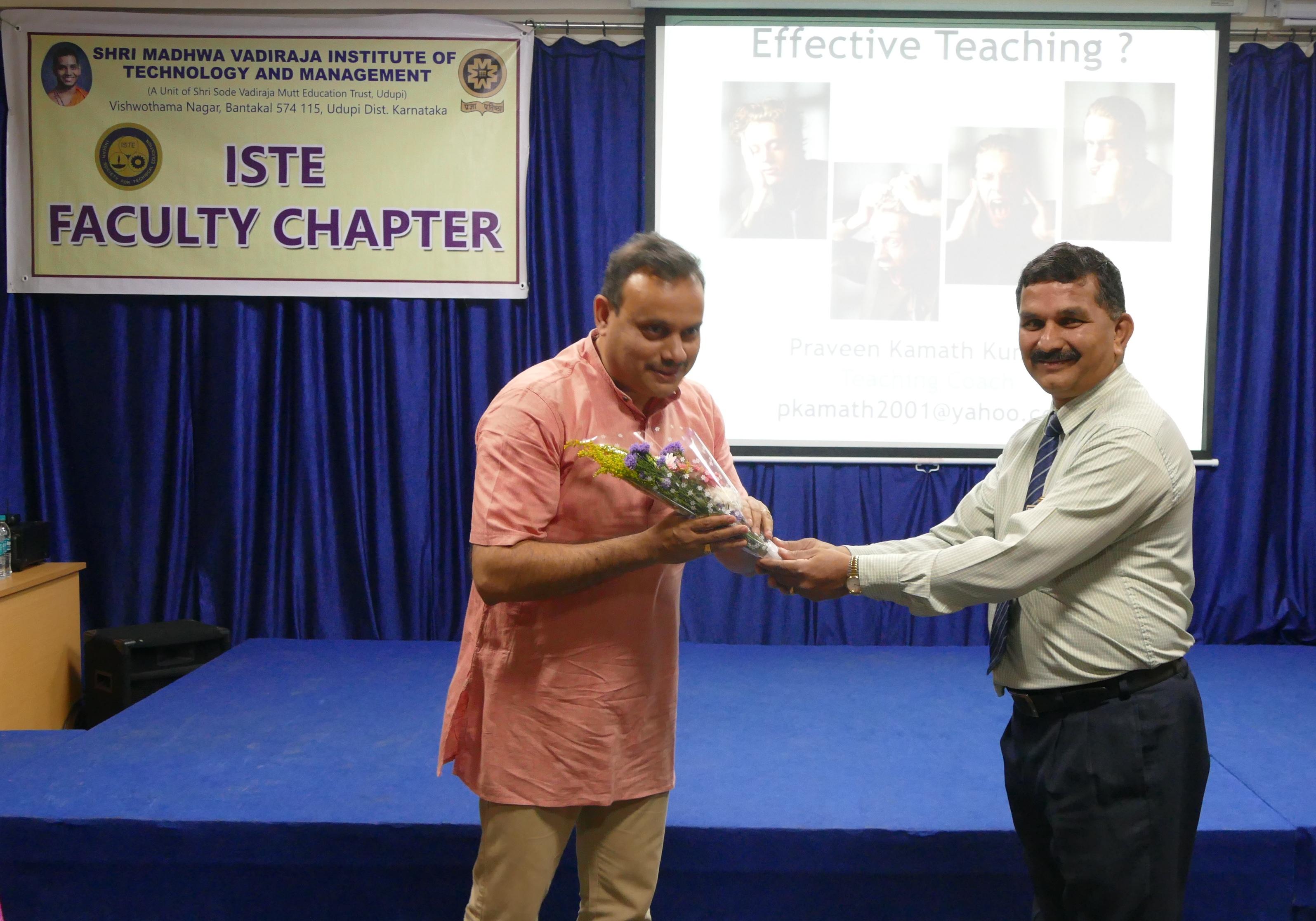 Workshop on “Enhancing the Classroom Teaching Skills” | sode-edu.in/smvitm